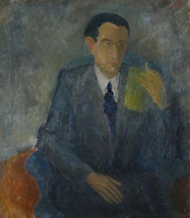 Guido Peyron | Ritratto di uomo con libro | MutualArt