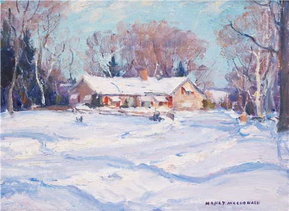Manly Edward MacDonald | Winter Scene | MutualArt