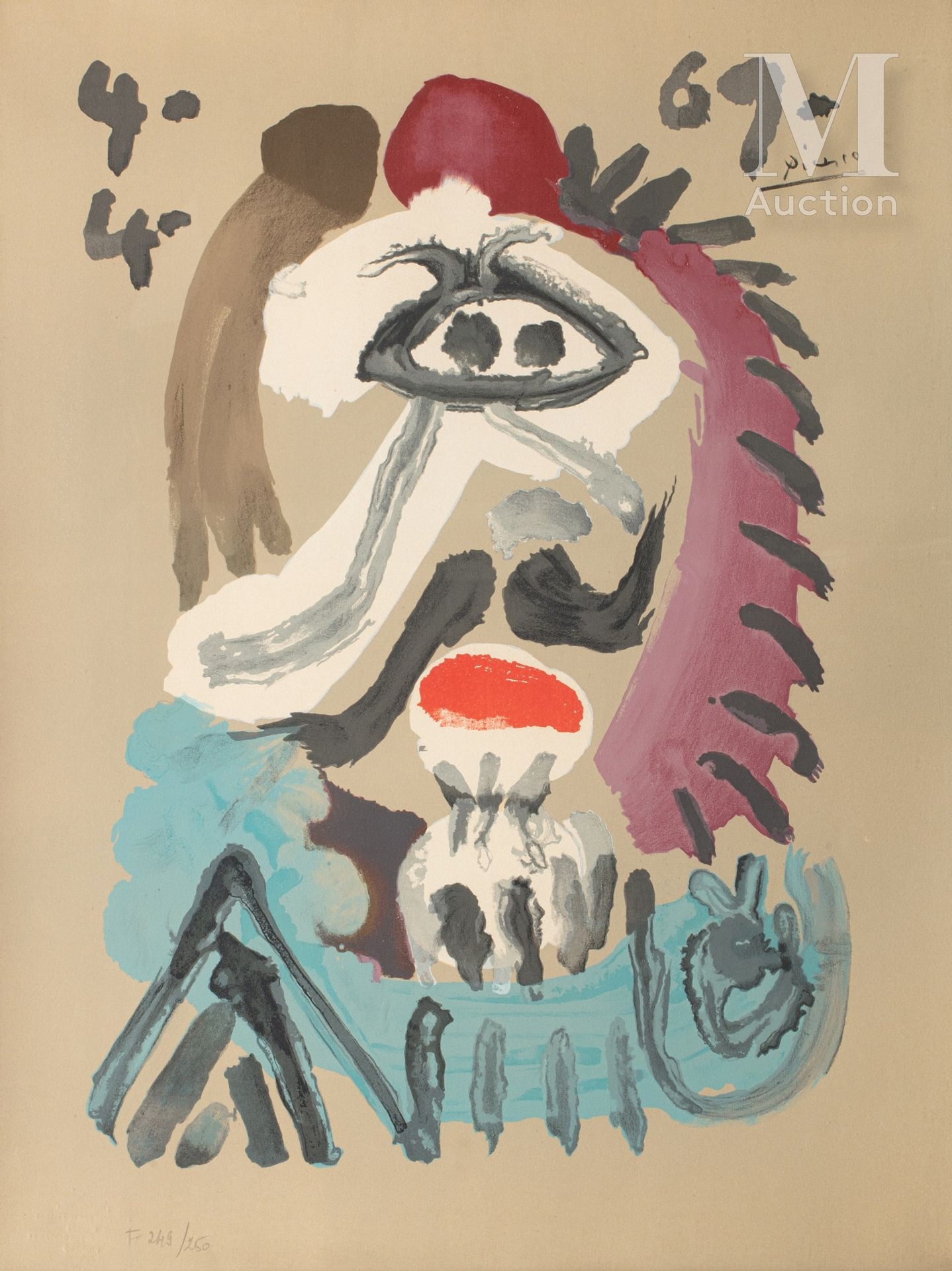 Pablo Picasso | Portrait imaginaire | MutualArt