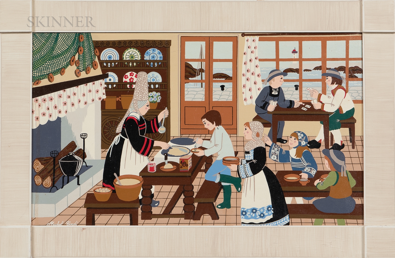 Michel Cordi | Making Crepes in a Seaside Kitchen | MutualArt