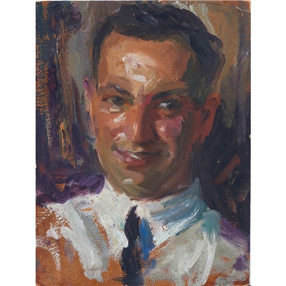 Wayman Elbridge Adams | Portrait of a Young Man | MutualArt