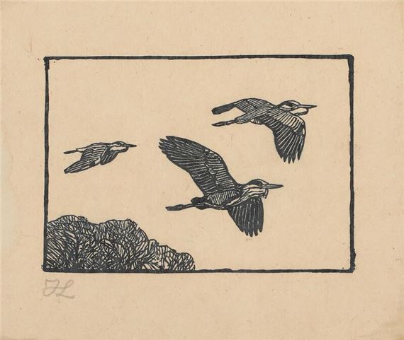 Johannes Larsen | Four bird sceneries | MutualArt