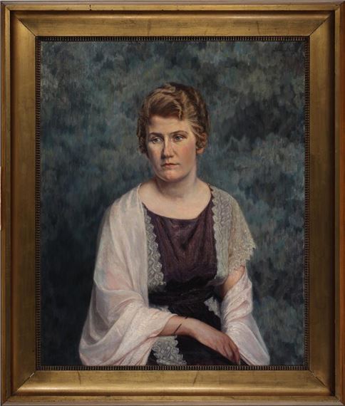 Frida Bugge | Portrait of a woman (1923) | MutualArt