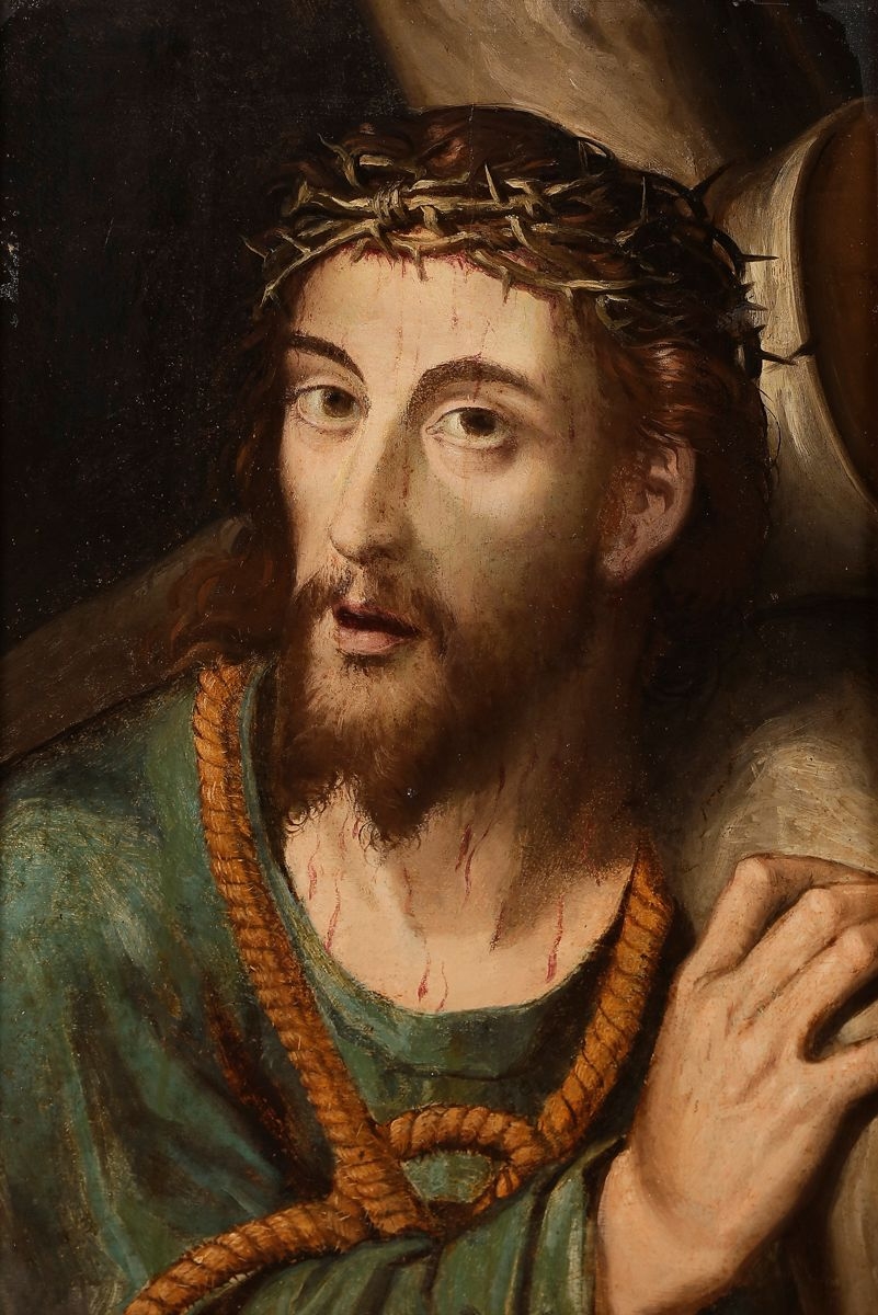 Flemish School, 16th Century | Christ portant sa croix (1600) | MutualArt