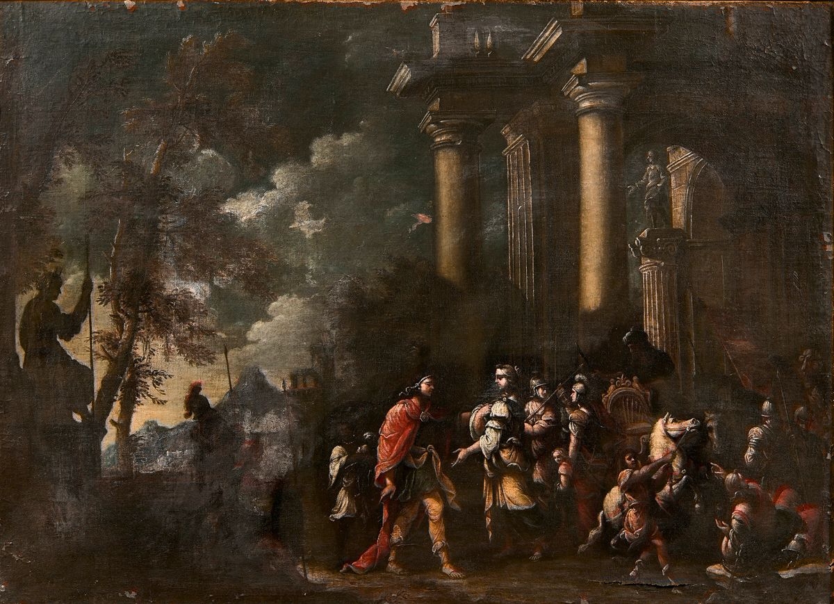 Giovanni Ghisolfi | La rencontre d’Alexandre le Grand et de Thalestris ...