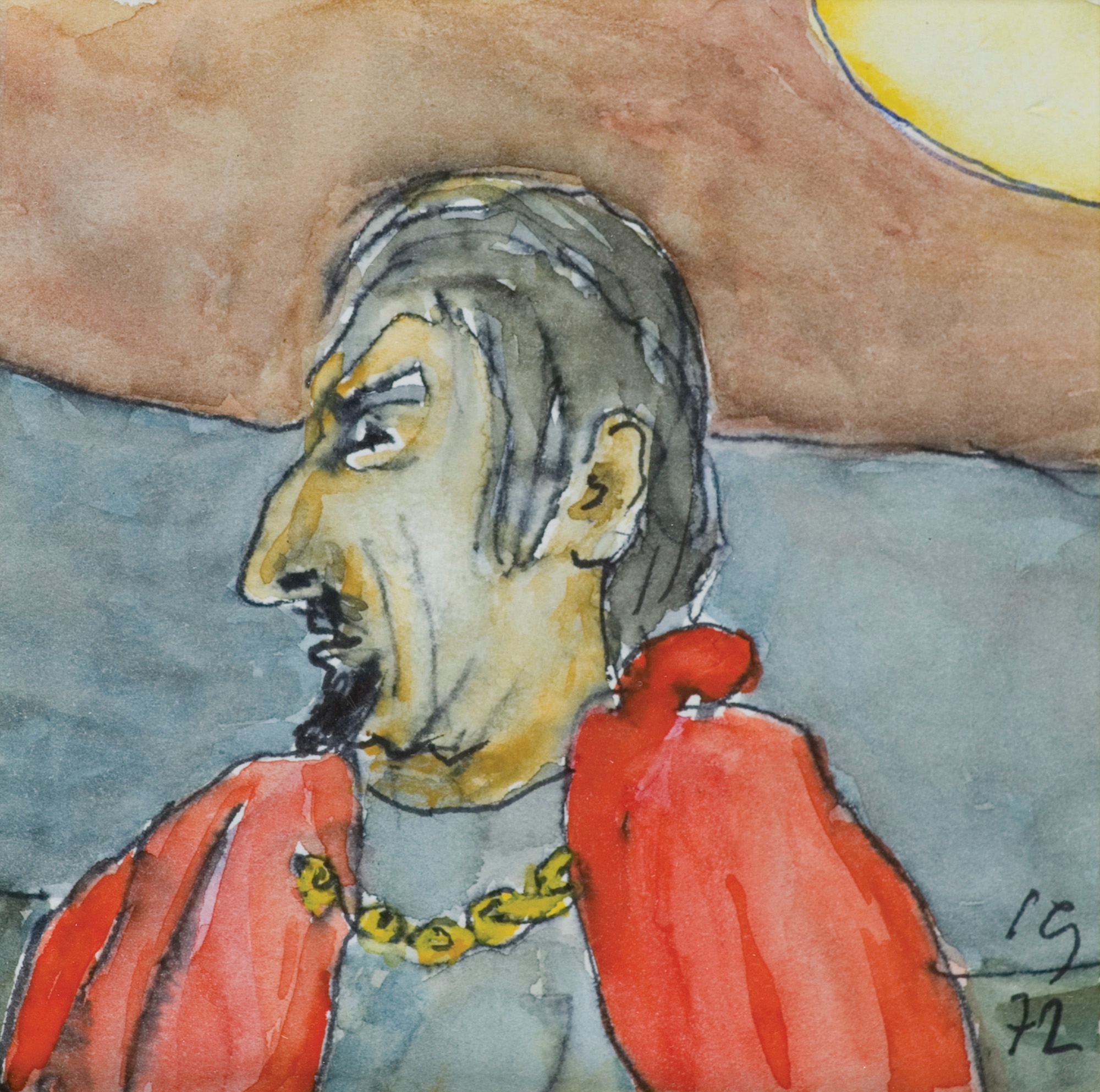 Józef Czapski | PORTRET MĘŻCZYZNY (1972) | MutualArt