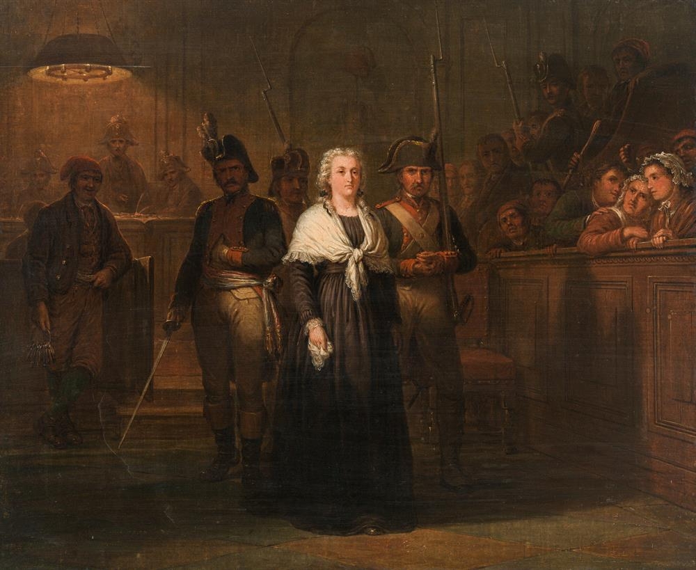 Paul Delaroche | Marie Antoinette before the Revolutionary Tribunal in ...