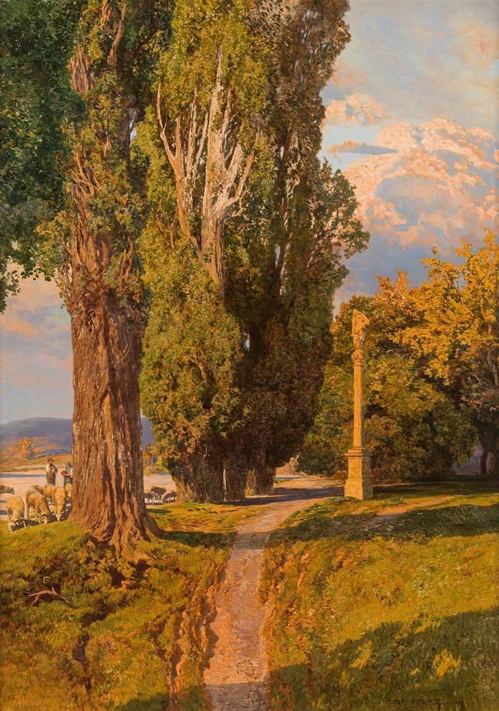 Leopold Rothaug | Motiv bei Sparbach im Wienerwald (1920) | MutualArt
