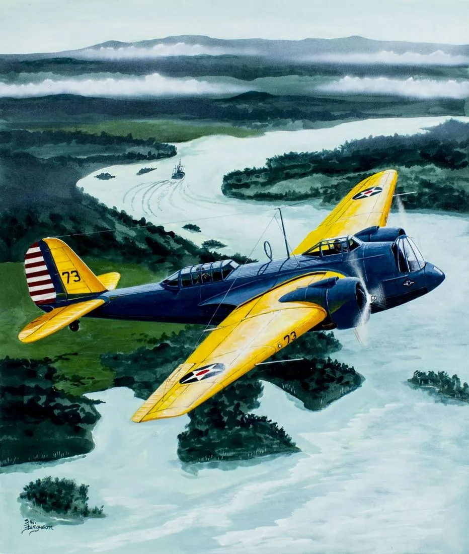 Steve Ferguson | Plane - Martin B-10B (1993) | MutualArt