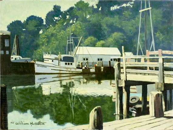 William Albert Hamilton Jr. | Noya Landing (1974) | MutualArt