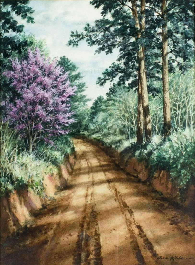 Gene Klebe | Landscape - Road-Side Judas Tree | MutualArt