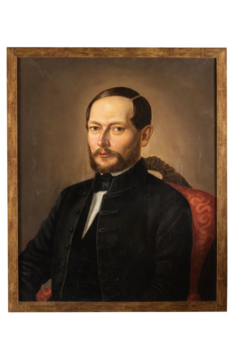 Leonard Rausch | Portrét muža (1845) | MutualArt