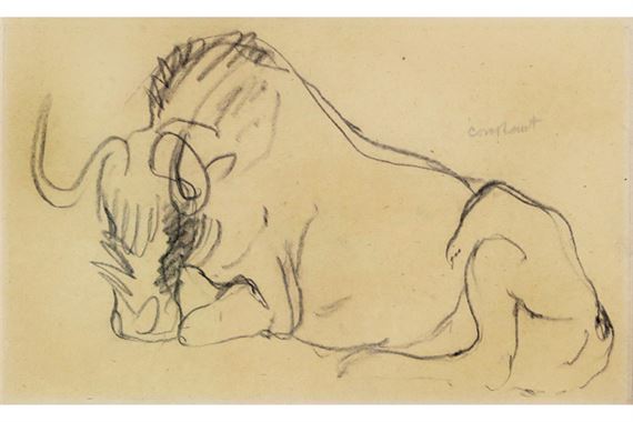 Constant Nieuwenhuys | “Liggende buffel” (20) | MutualArt
