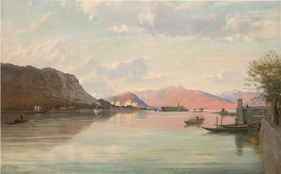 Marco Calderini | Il Lago Maggiore con l'Isola del Pescatori | MutualArt