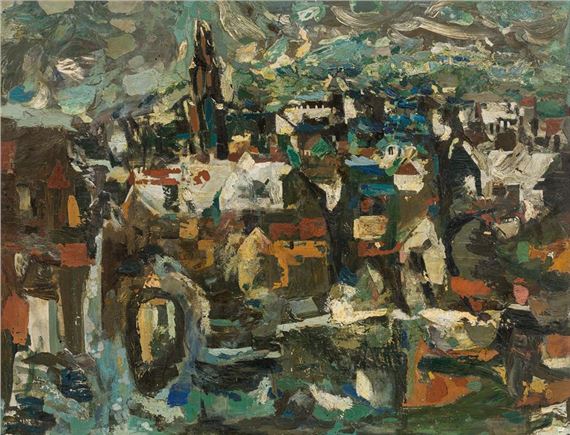 Gustav Hessing | Stadt (1935) | MutualArt