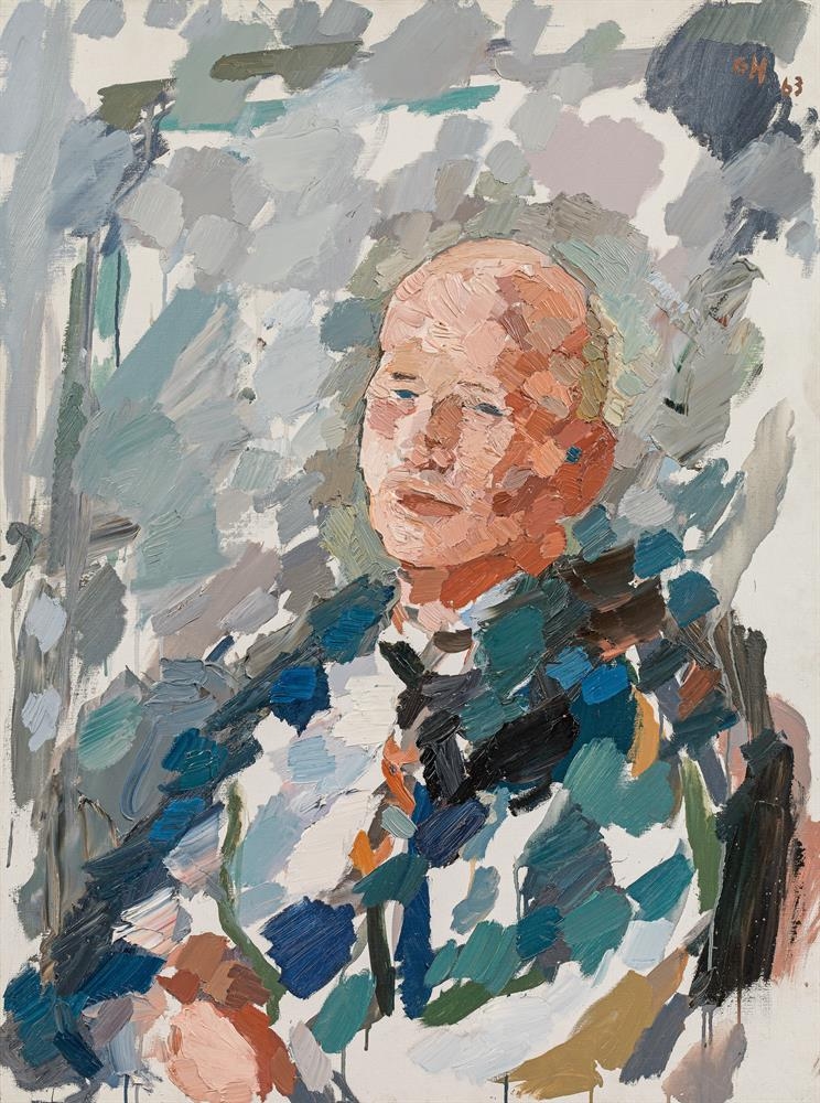 Gustav Hessing | Portrait of Ludwig Schwarzer (1963) | MutualArt