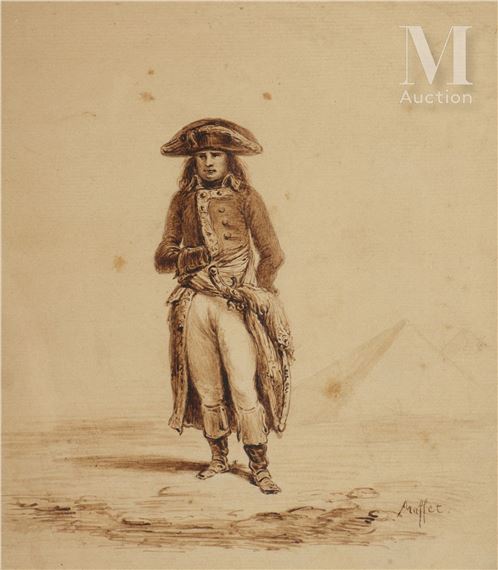 Denis Auguste Marie Raffet | Portrait of Bonaparte in front of the ...