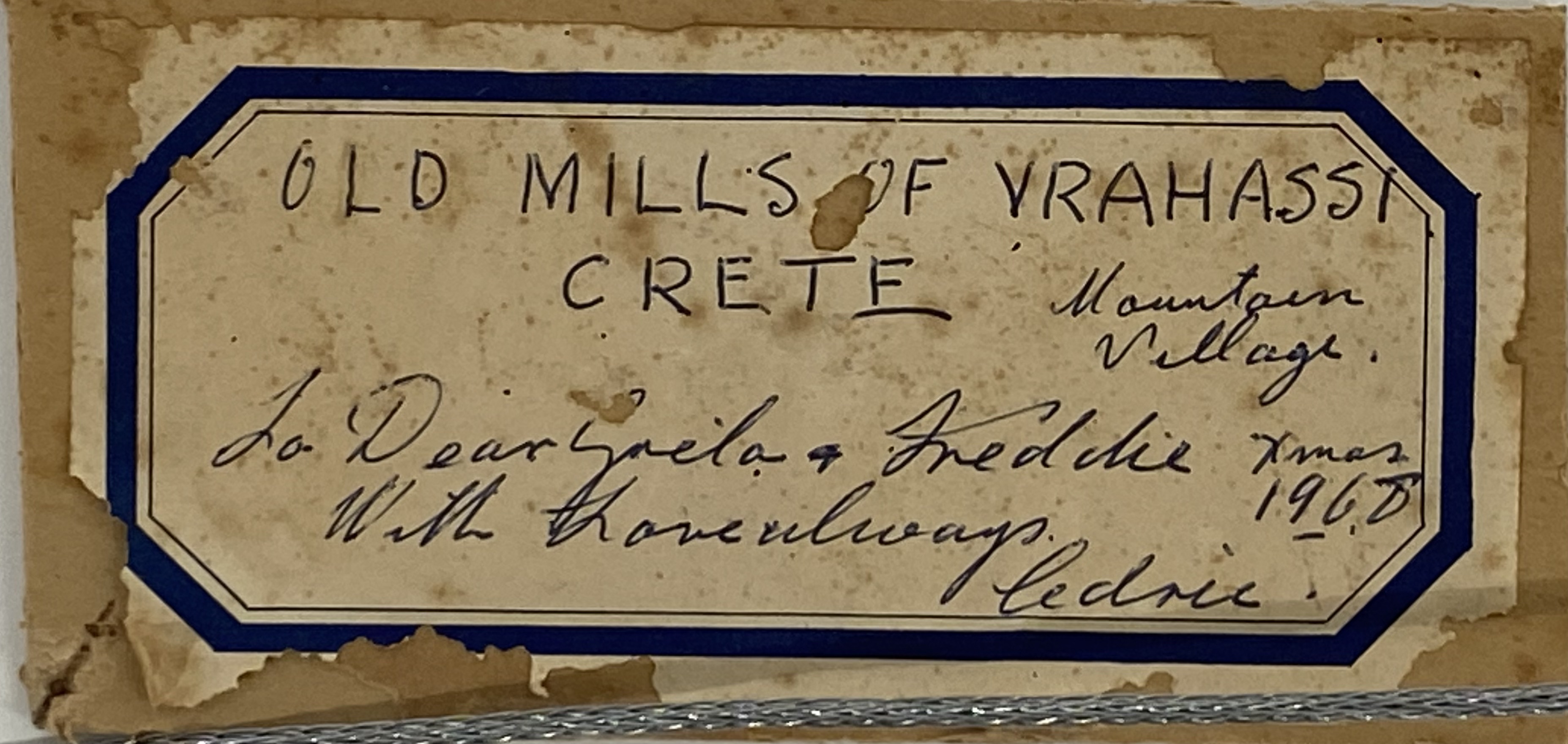 Cedric Savage | OLD MILL OF VRAHASSI, CRETE | MutualArt