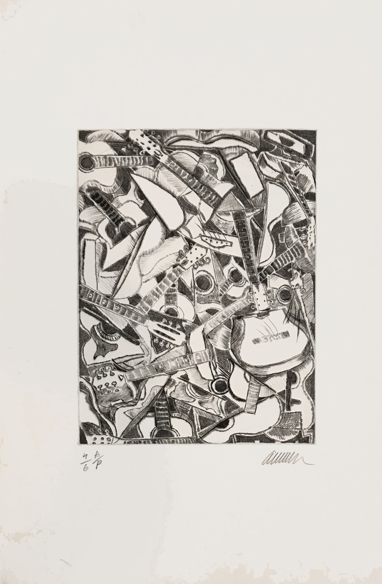 Arman | Accumulation of guitars (1985) | MutualArt
