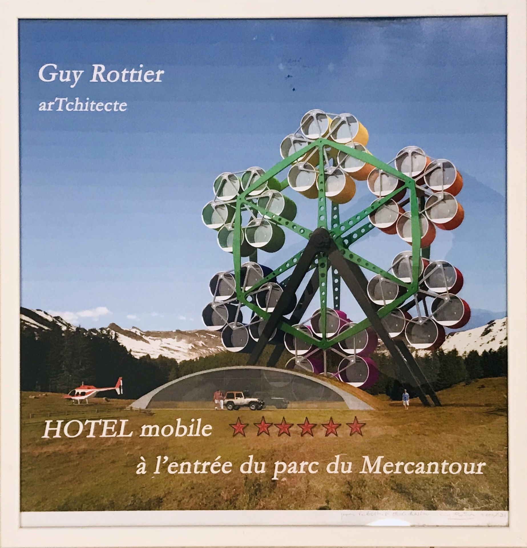 Guy Rottier | Mobile hotel at the entrance of the Mercantour park ...