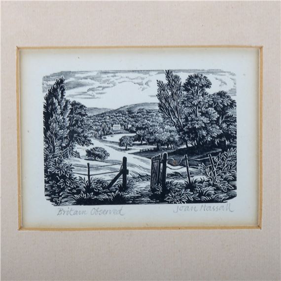 Joan Hassall | 3 miniature wood engravings | MutualArt