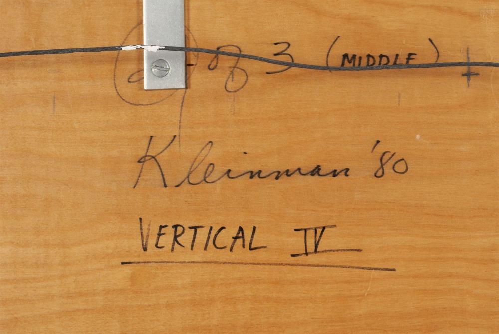 Art Kleinman | Vertical IV (1980) | MutualArt