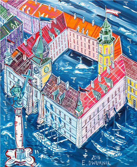 Edward Dwurnik | Plac zamkowy (2016) | MutualArt