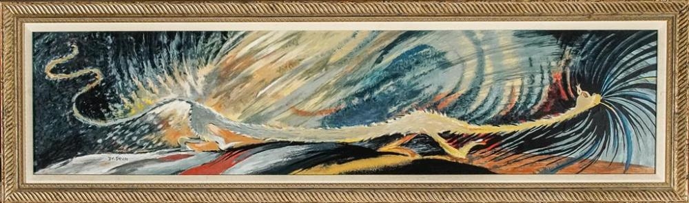 Dr. Seuss | Alley Cat for a Very Long Alley | MutualArt