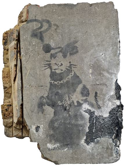 Banksy | Gangsta Rat with Microphone (2004) | MutualArt