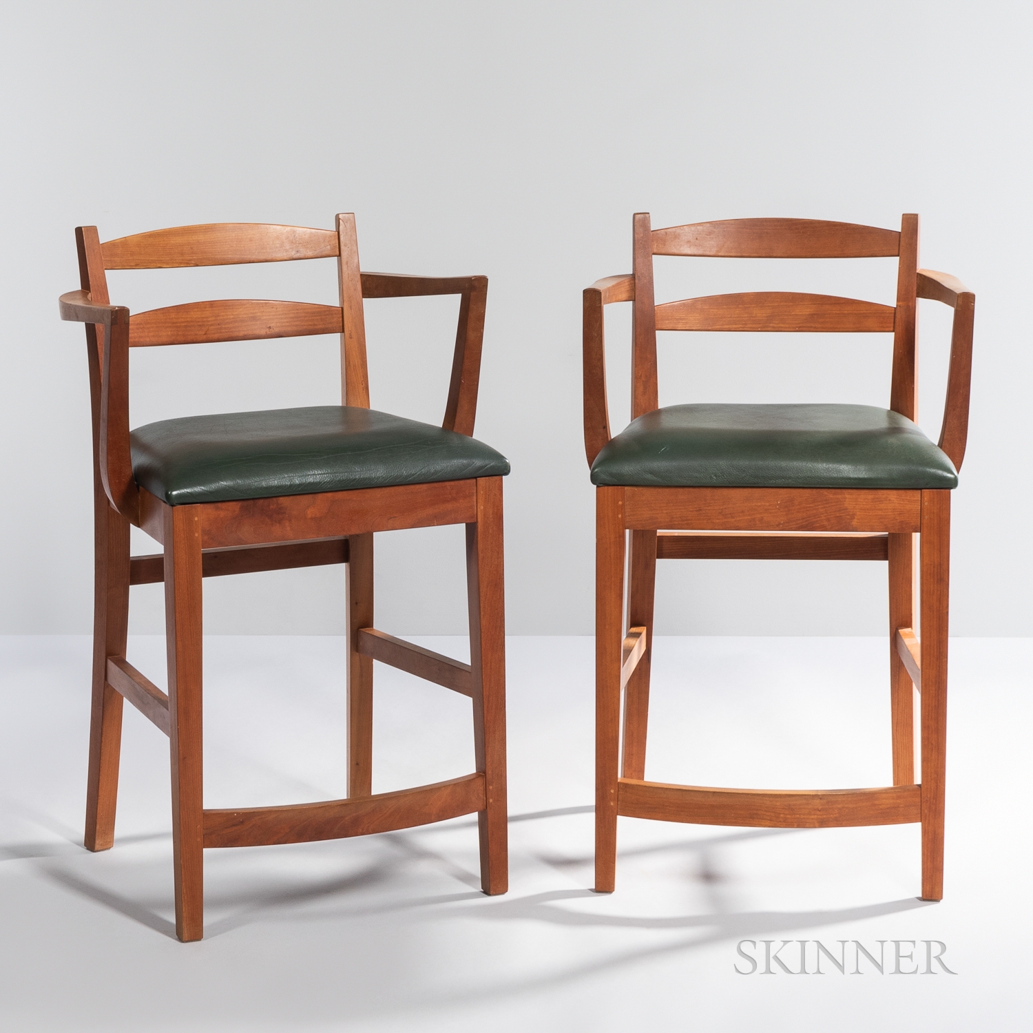 Thomas Moser | Two Thomas Moser Stools (2000) | MutualArt