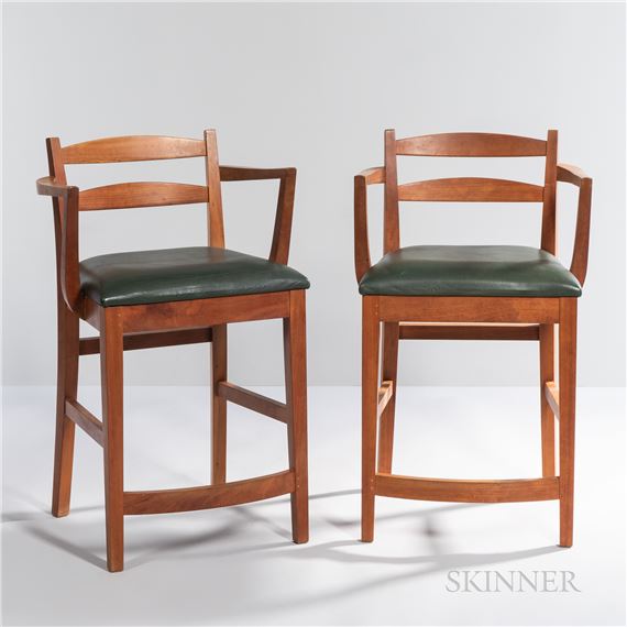 Thomas Moser | Two Thomas Moser Stools (2000) | MutualArt