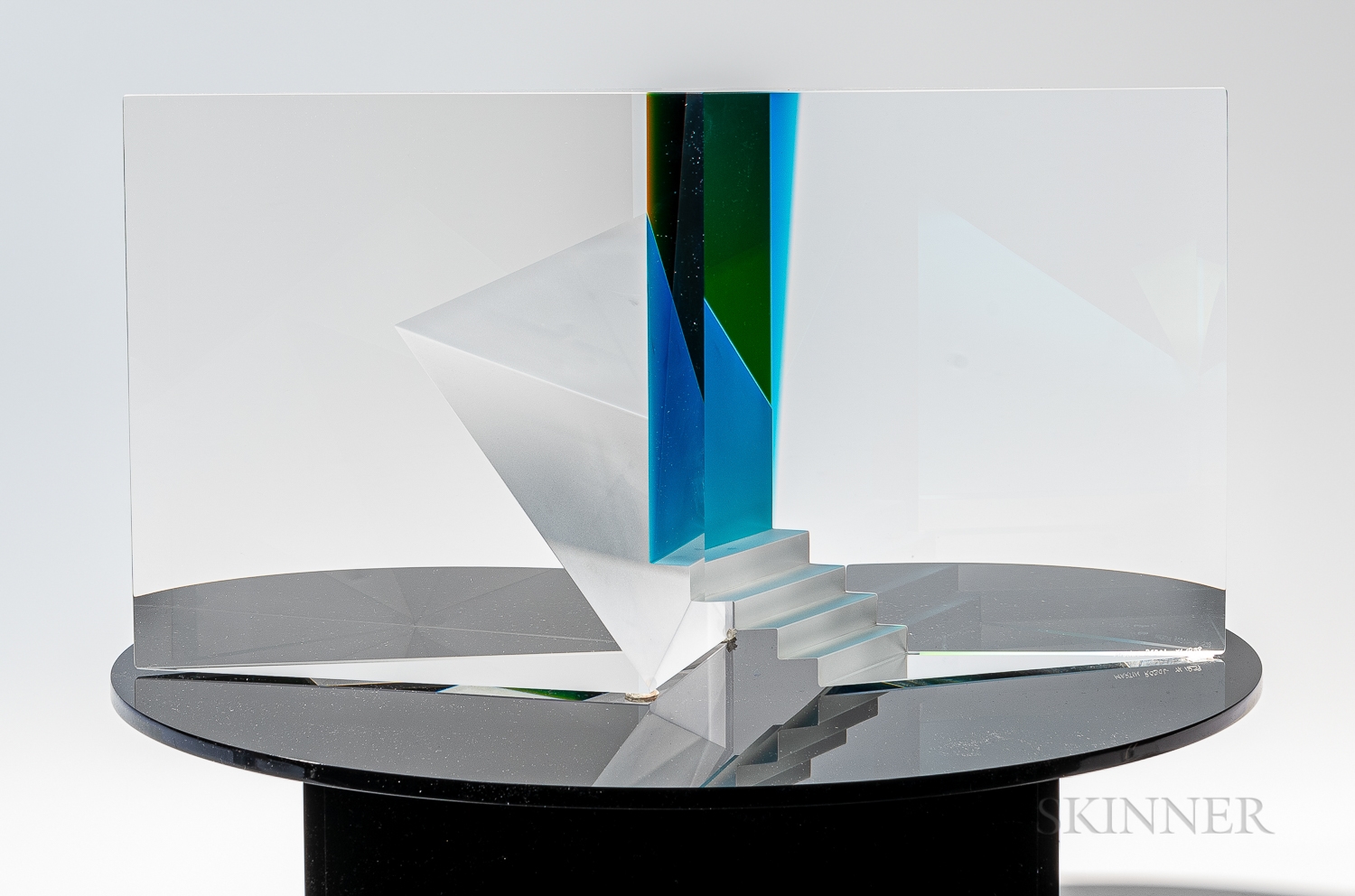 Martin Rosol | Stairway Art Glass Sculpture | MutualArt