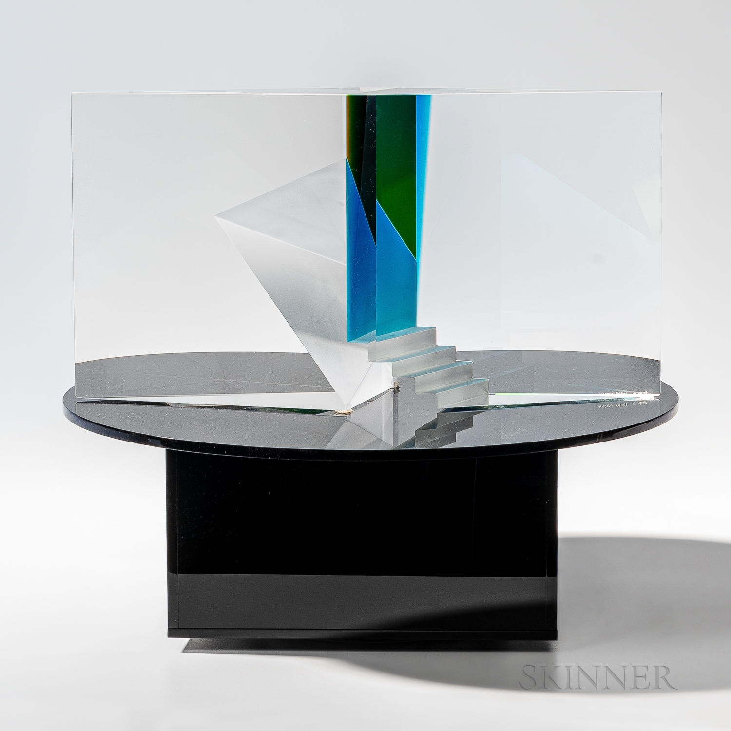 Martin Rosol | Stairway Art Glass Sculpture | MutualArt
