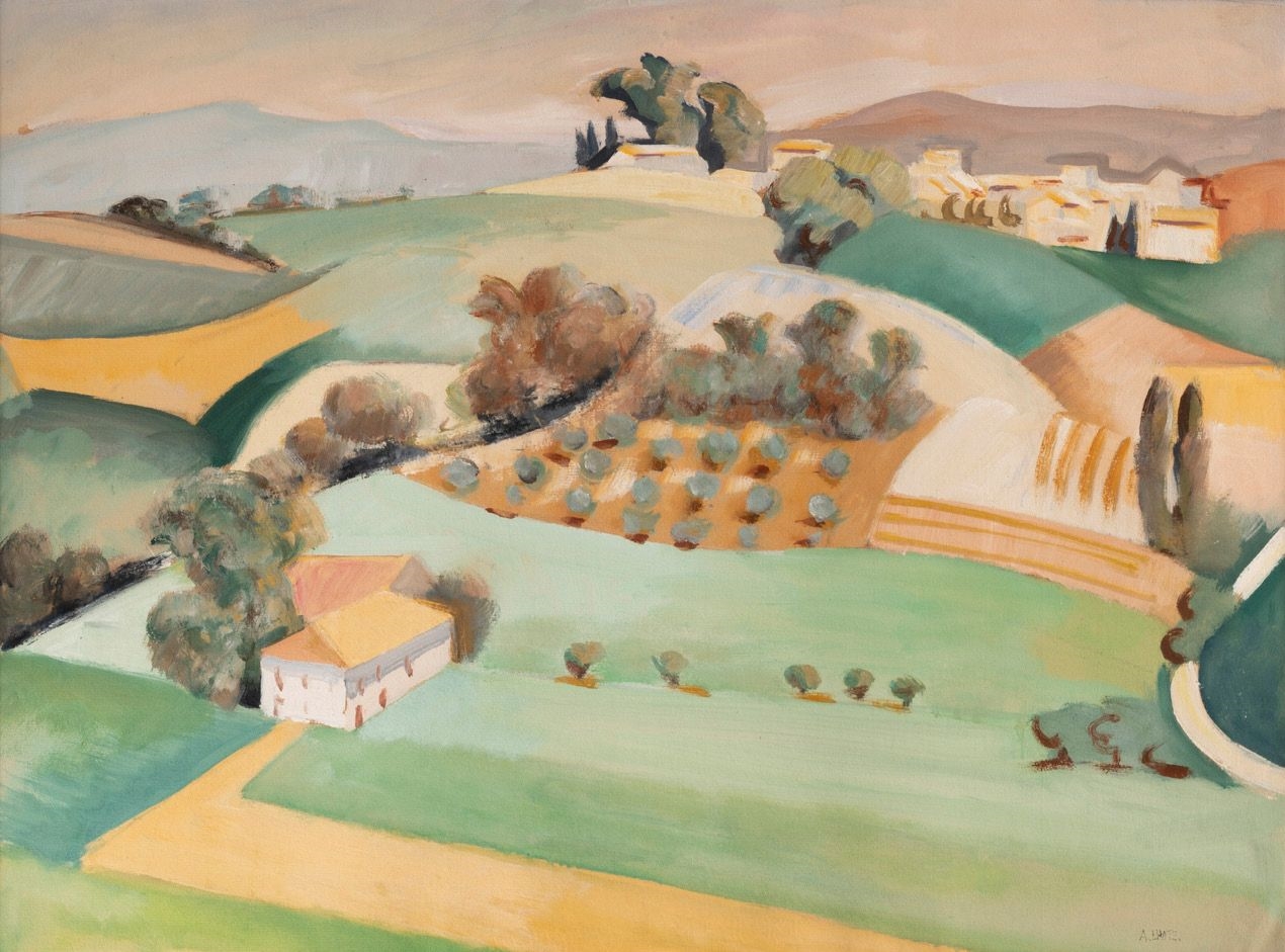 André Lhote | Landscape of Mirmande (Circa 1930) | MutualArt