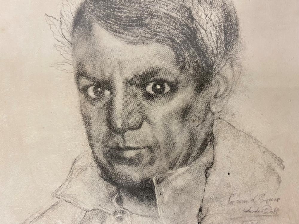 Salvador Dalí | : PORTRAIT OF PABLO PICASSO | MutualArt