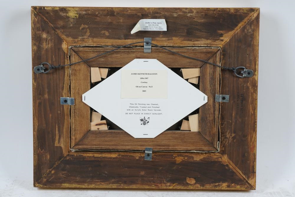 J.K. Ralston | : COWBOY (1919) | MutualArt