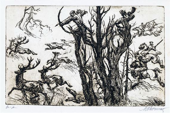 Marcel Chirnoaga | The Deer Hunting | MutualArt