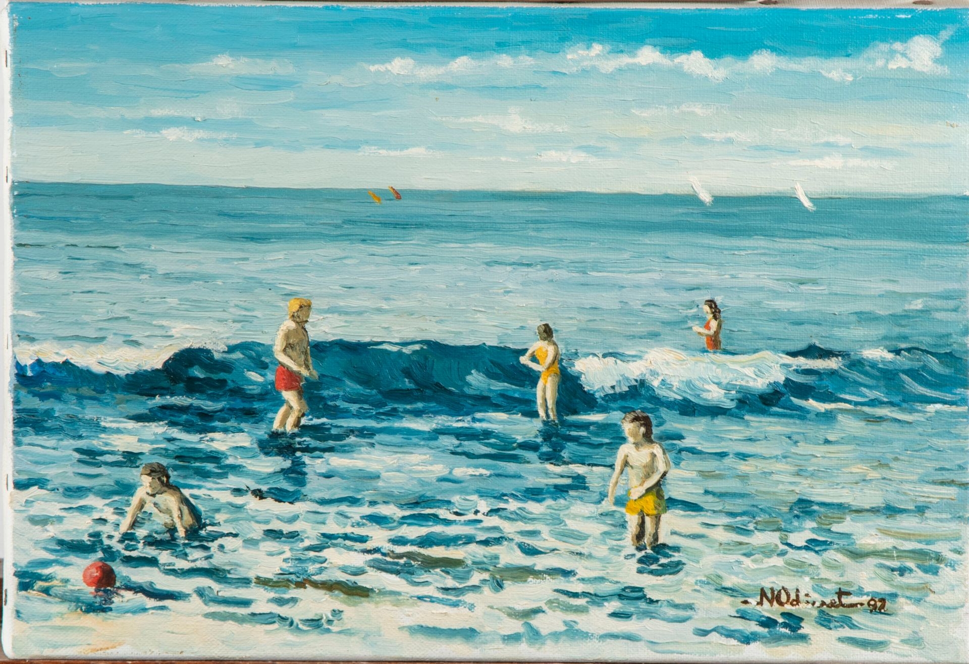 Nicolas Odinet | Jeux de plage (1992) | MutualArt