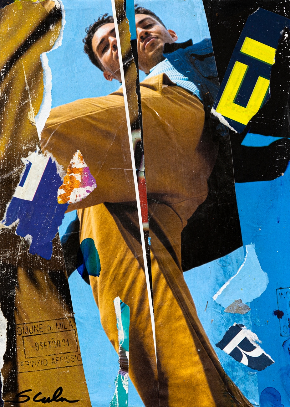 Mimmo Rotella | Smile (2021) | MutualArt