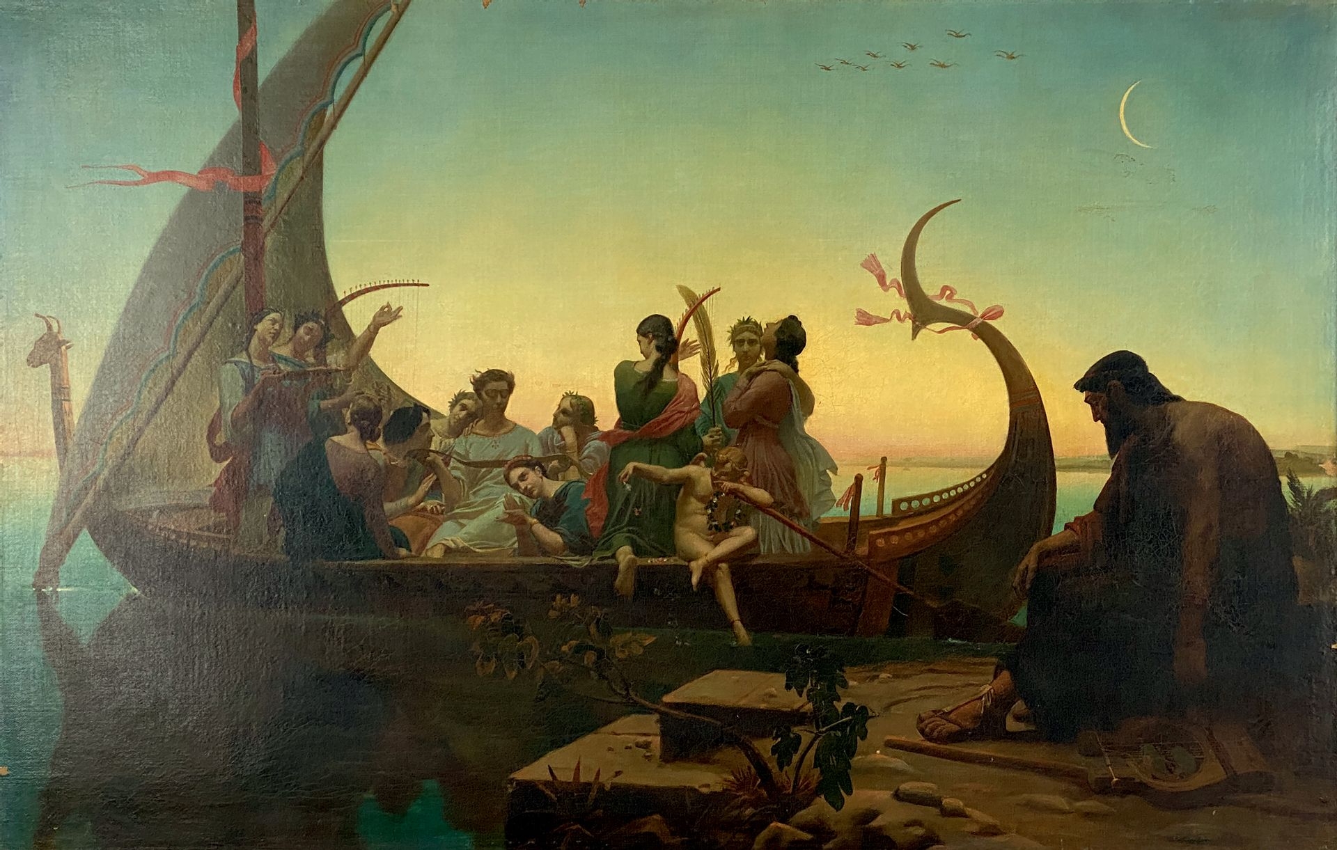 Charles Gleyre | The Lost Illusions, also known as The Evening | MutualArt