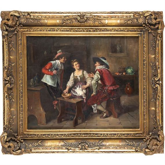 Gaston Bonfils | Los mosqueteros | MutualArt