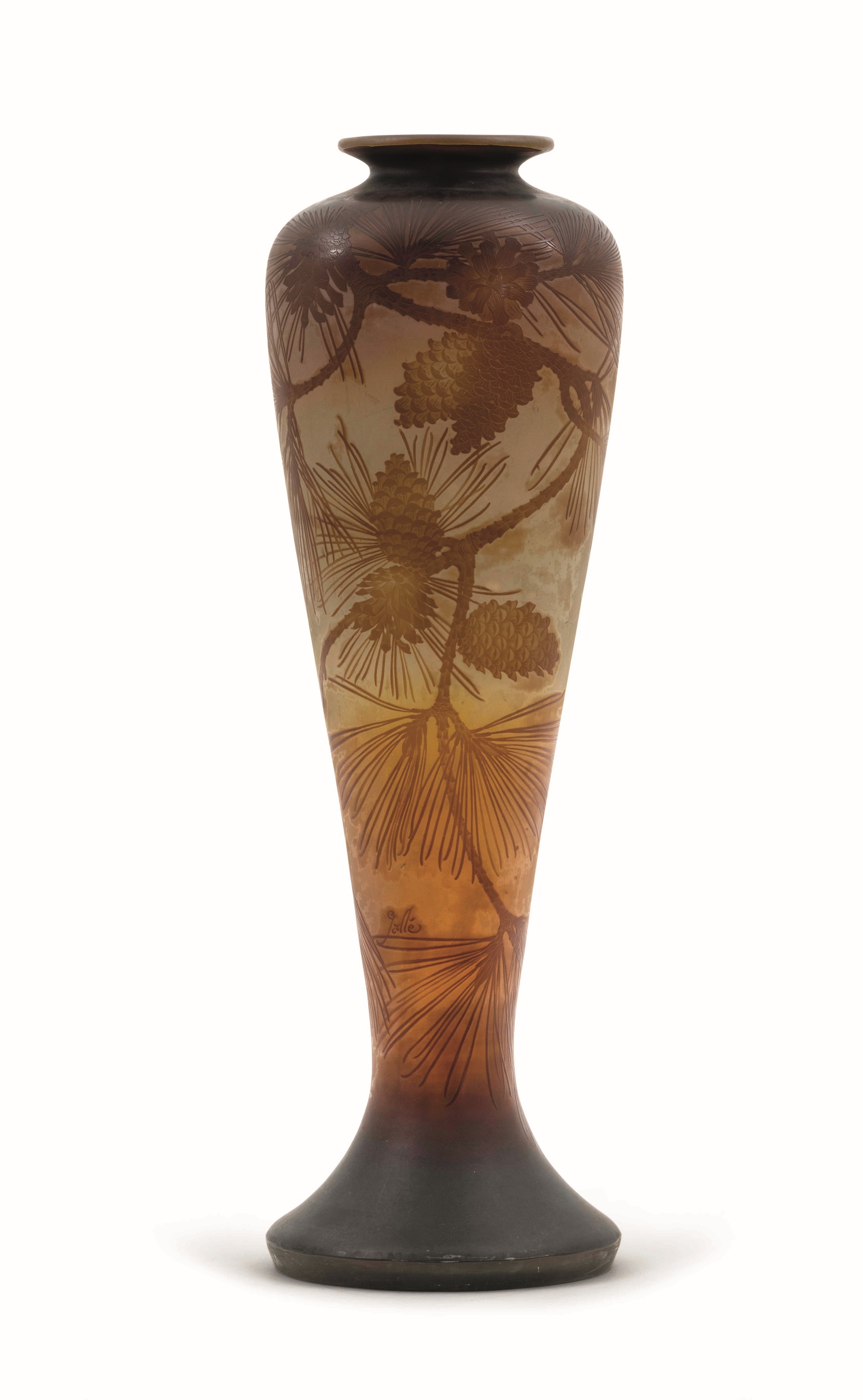 Emile Gallé | Monumentale vaso ovale (1900) | MutualArt