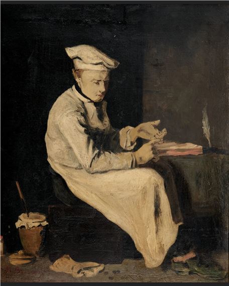 Henri Brispot | LE CUISINIER ÉTUDIANT UNE RECETTE | MutualArt