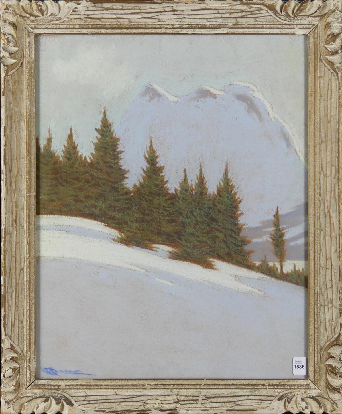 Halfred Tygesen | PAIR OF WORKS: POND REFLECTIONS; RIVER BANK SHADOWS ...