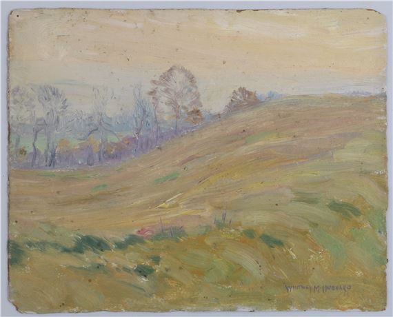 Whitney Hubbard | hillside landscape (1913) | MutualArt