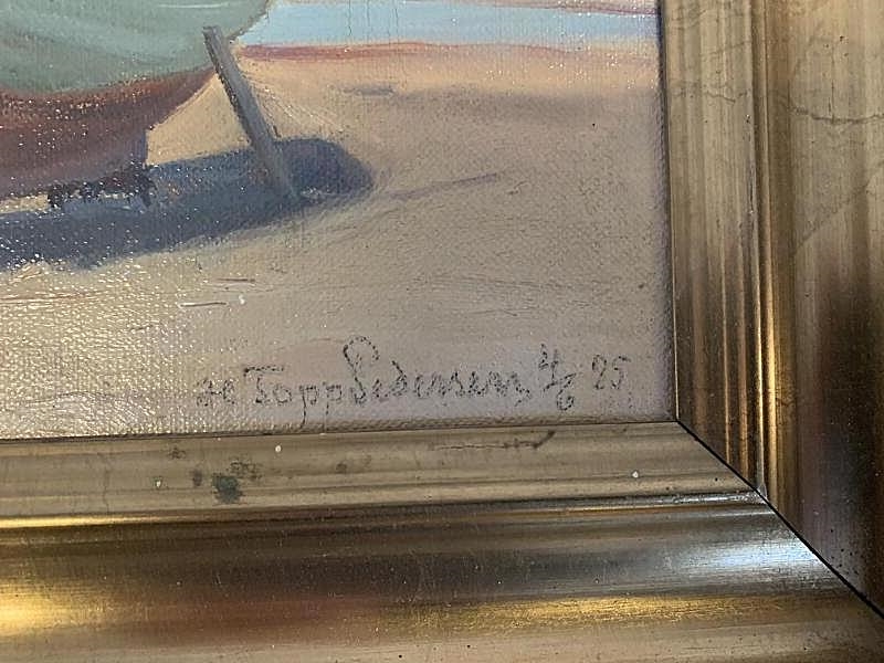 Holger Topp Pedersen | Boats at the beach | MutualArt