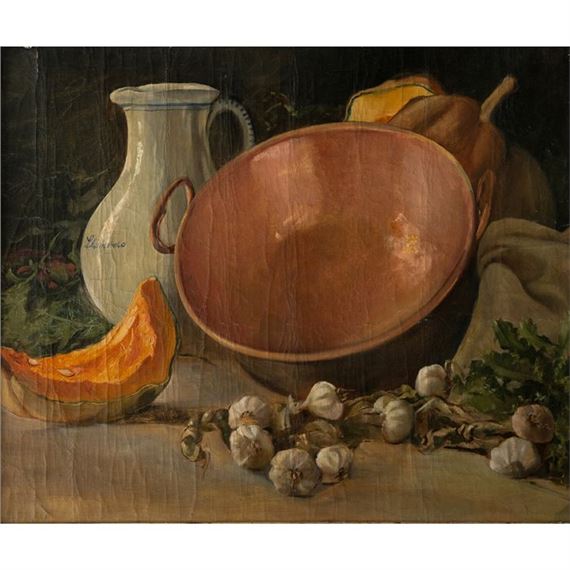 Spanish School, 20th Century | Bodegón con caldero | MutualArt