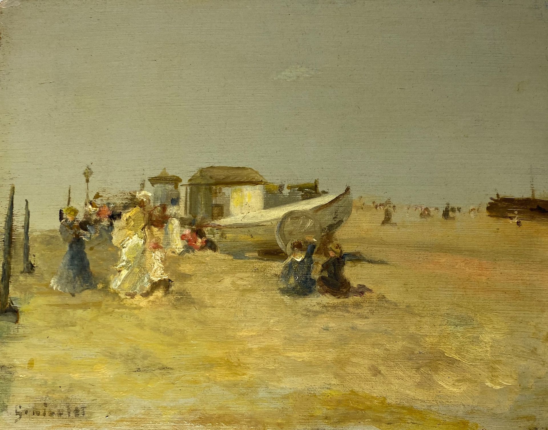 Gabriel Émile Édouard Nicolet | Portrait of a Lady, wearing a bonnet ...