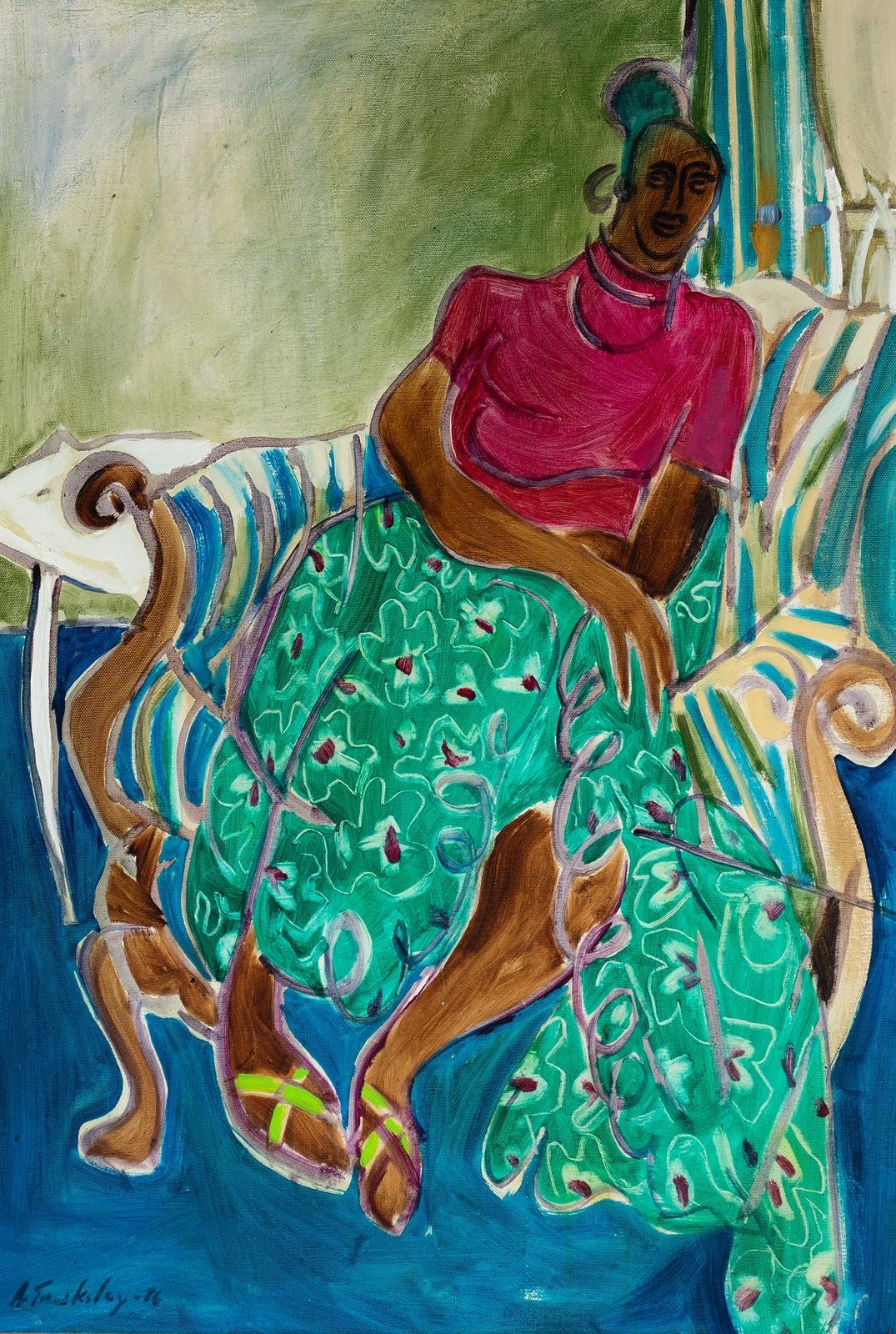 Ann Tanksley | Portrait of Eunita (1976) | MutualArt