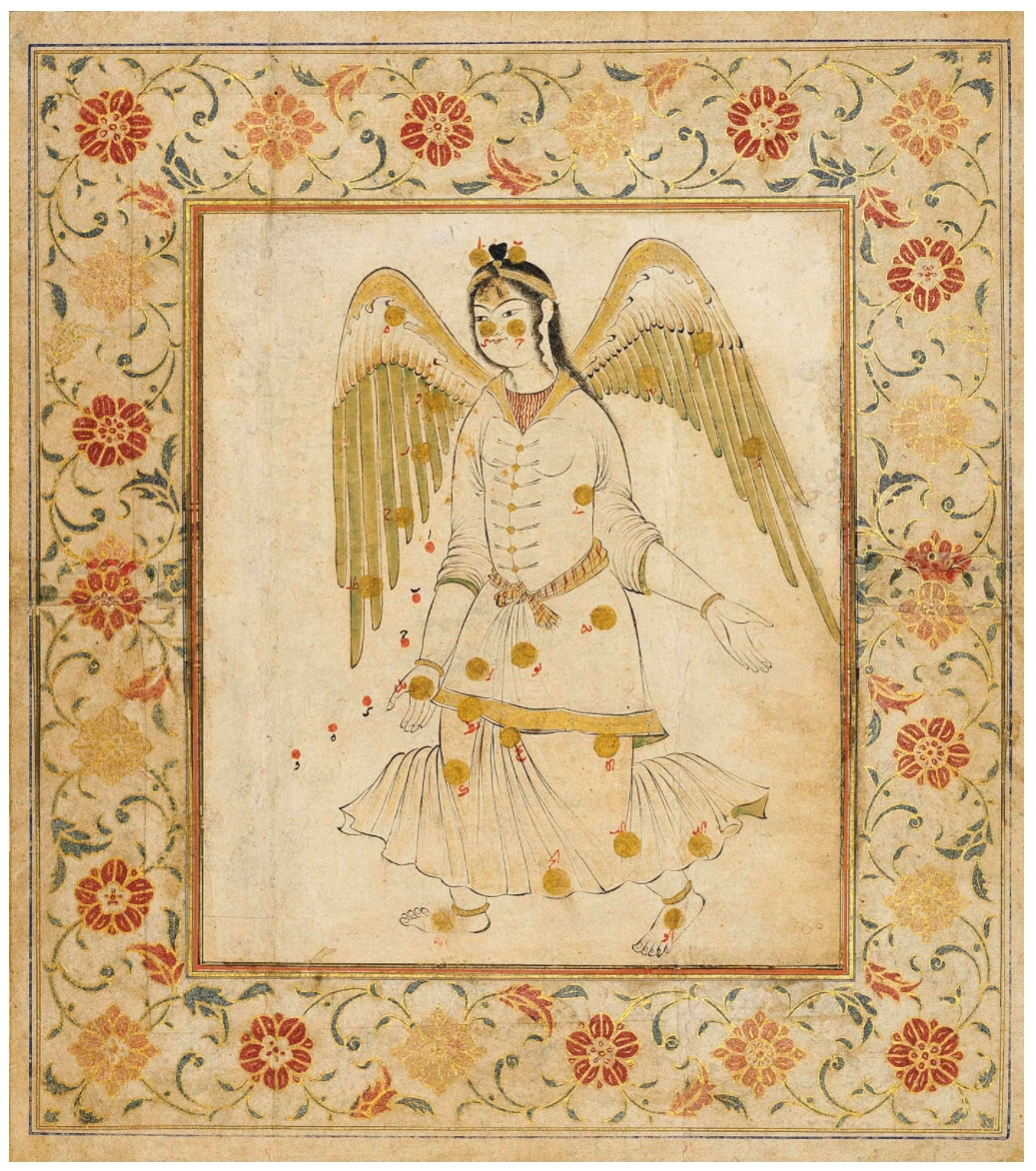 Persian Miniature Painting Angels